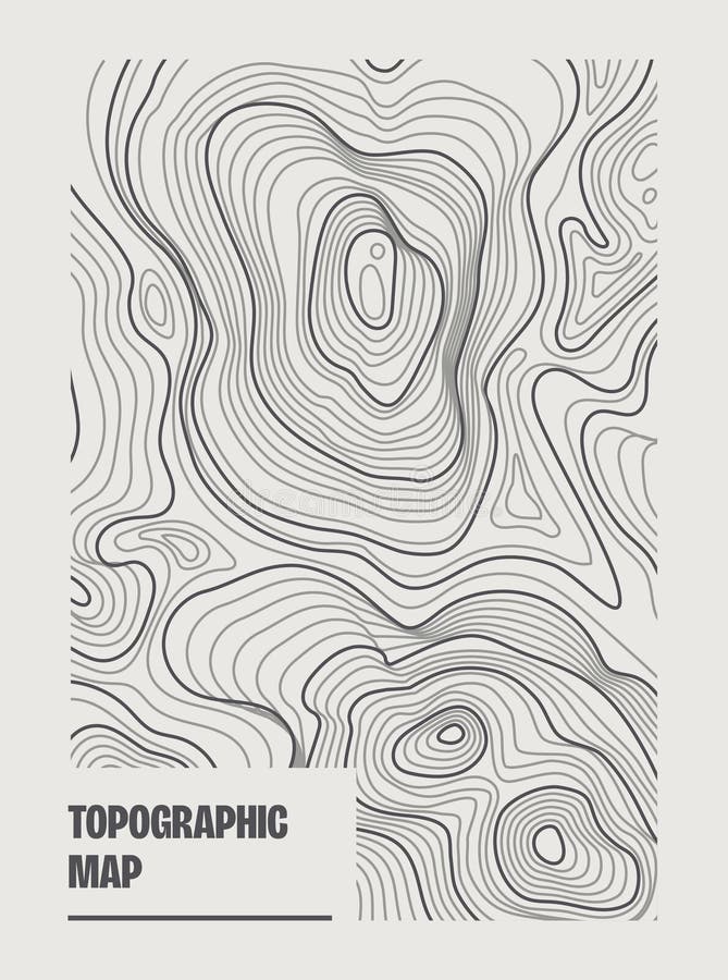 Topographic Map Contour Lines. Vector Illustration Stock Vector ...