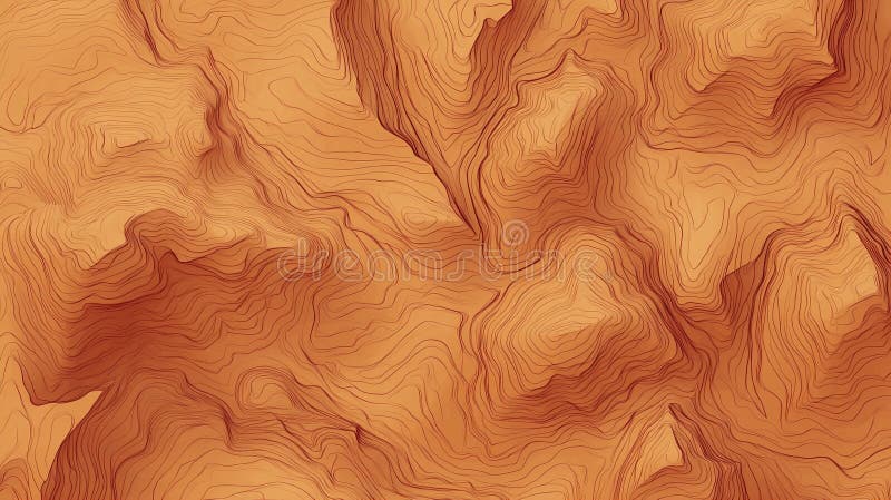 Abstract Topographic Map Texture Brown Hues Elevation Lines Natural ...
