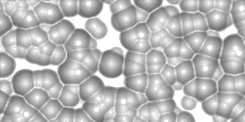 Abstract Topographic Map Texture Circles. Lines Map Contour on White ...