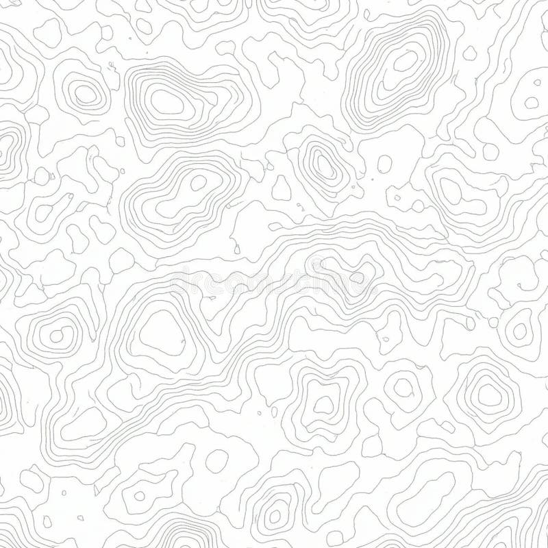 An Abstract Topographic Pattern Featuring a Series of Concentric ...