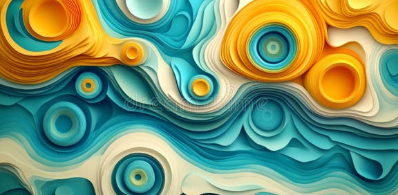Abstract Topographical Map Patterns. Abstract Line-based Pattern ...