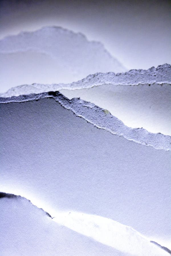 Abstract Torn Paper Close Up Wavy Ridged Layered Background Stock Image ...