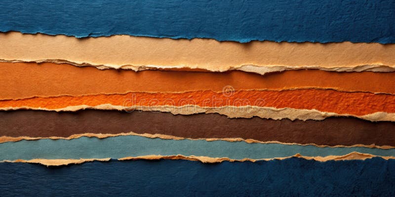 Abstract Torn Paper Texture Background Featuring Earthy Tones and Deep ...