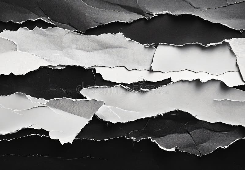 Abstract Torn Paper Texture Background Grayscale High Quality Image ...
