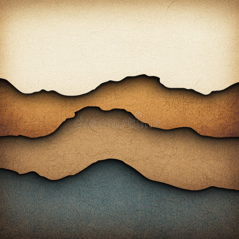 Abstract Torn Paper Textures in Earthy Shades for Creative Design ...