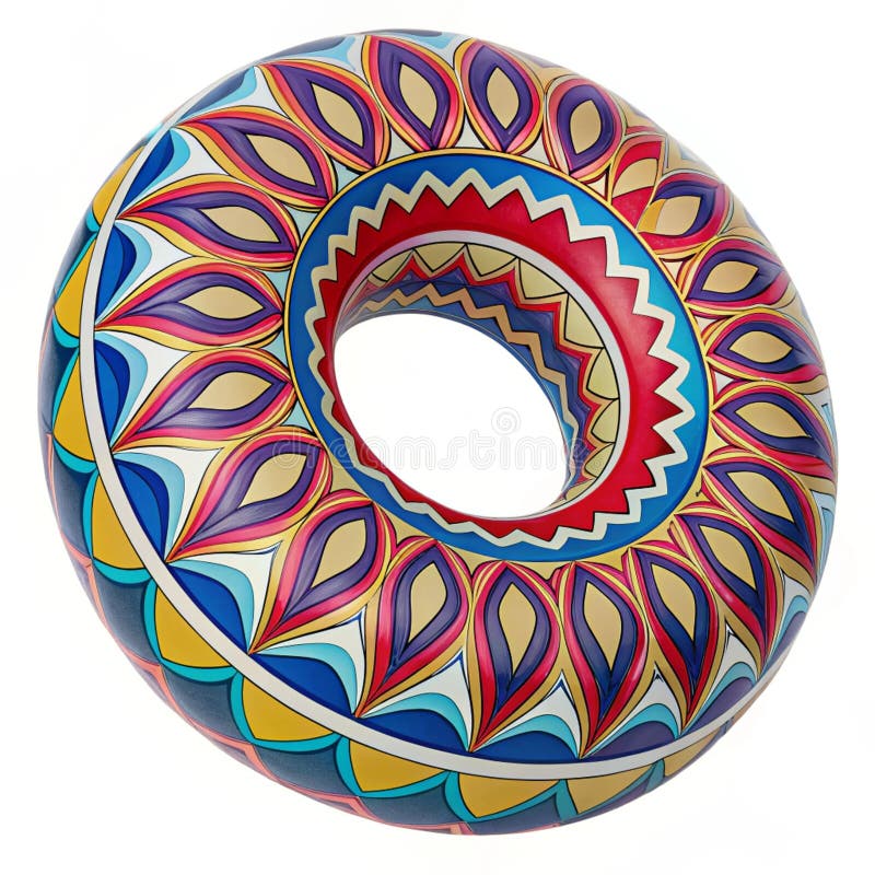 Abstract Torus Design Isolated on Transparent Background Stock ...