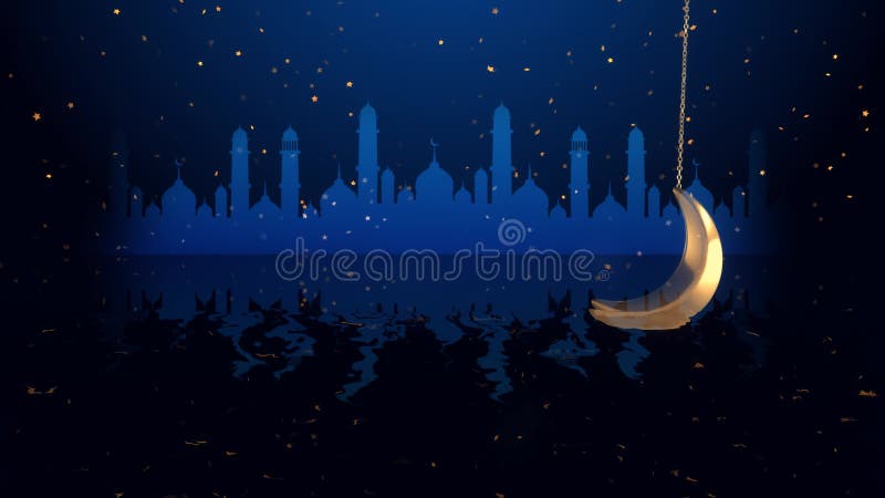 Abstract Traditional Eid Mubarak Islamic Loop Backgrounds Animation ...