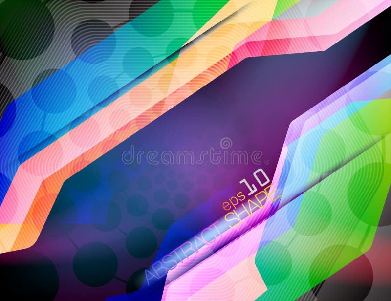 Abstract Translucent Colors Vector Stock Vector - Illustration of ...