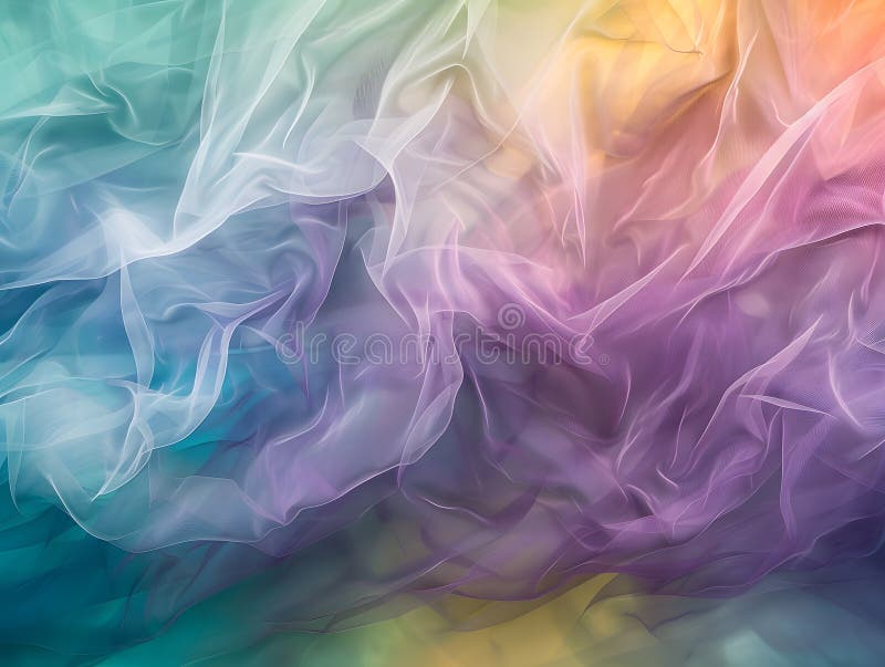 Abstract Translucent Layers Background in Vibrant Hues with Subtle ...