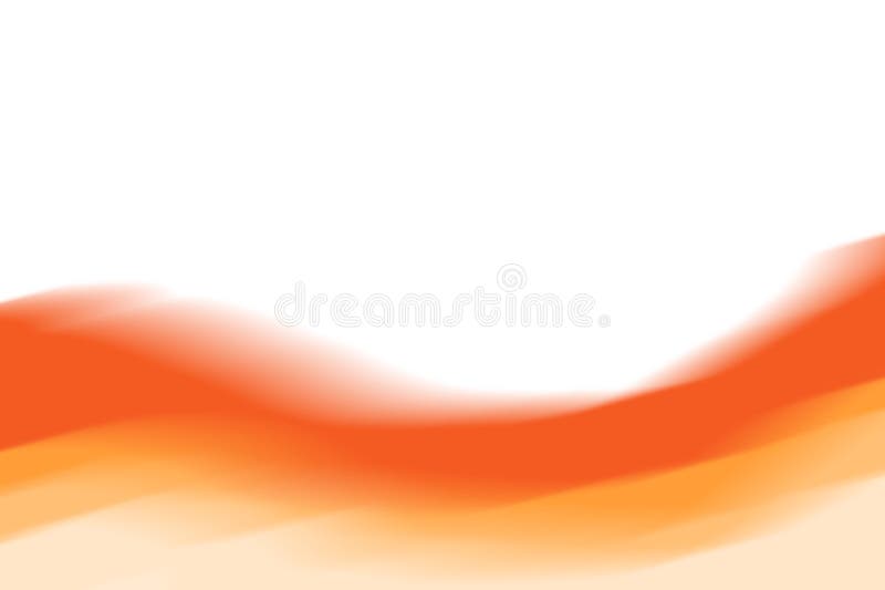 Abstract Translucent Wave with Yellow To Orange Hue at the Bottom of ...
