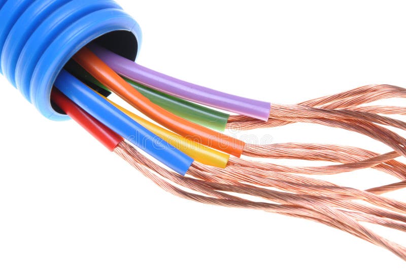 Abstract Transmission Network Power Supply Stock Image - Image of curl ...