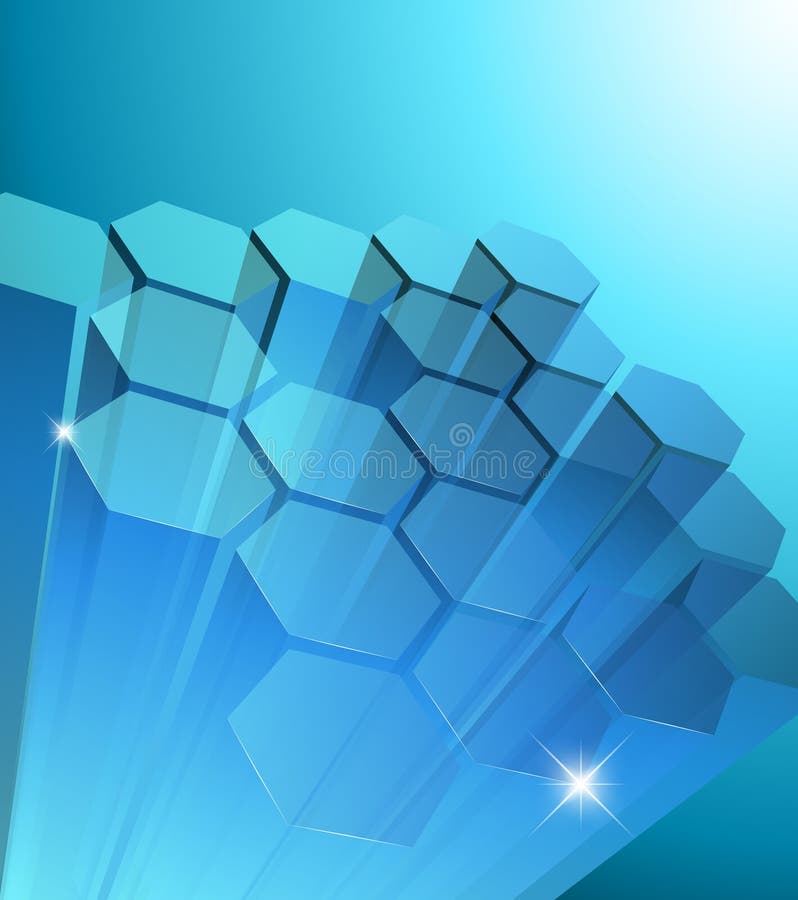 Abstract Transparent Modules Stock Illustration - Illustration of ...