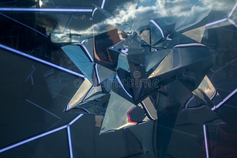 Abstract Transparent Reflection Background Stock Image - Image of ...