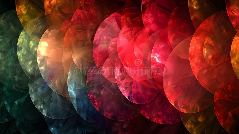 Abstract Transparent Symbol of Contiguous Circles Stock Photo - Image ...