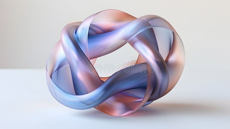 Abstract Transparent Symbol of Contiguous Circles Stock Image - Image ...