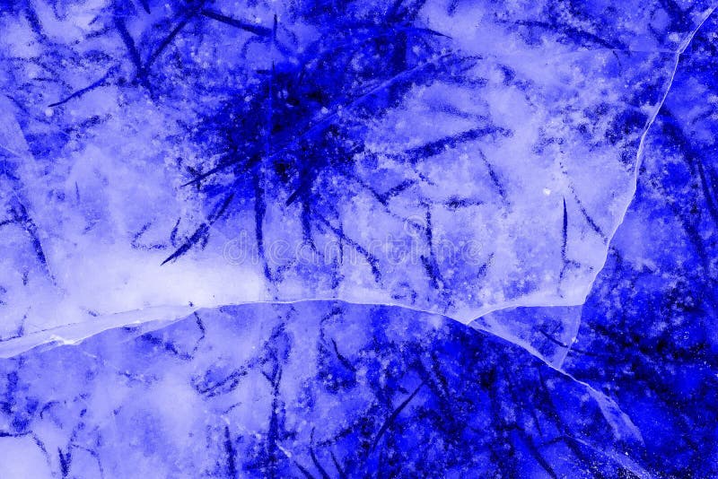 Abstract Transparent Texture Natural Ice of Blue Color Stock Photo ...