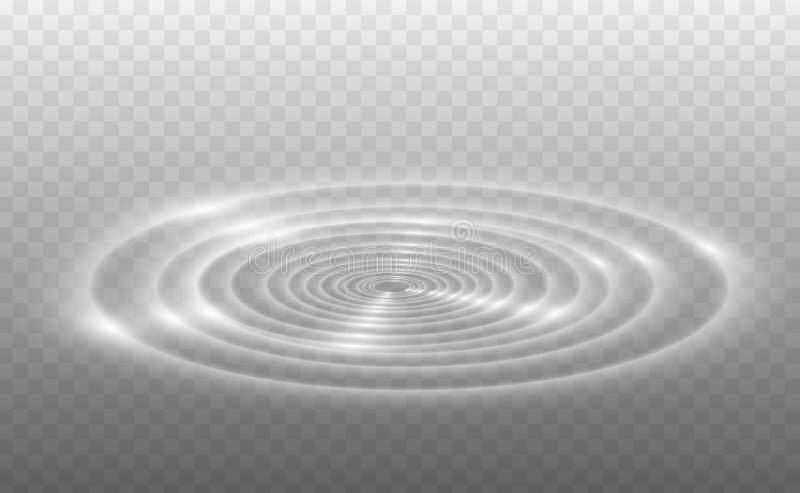 Abstract Transparent Vector Wave from Water Drop Overlay Template for ...