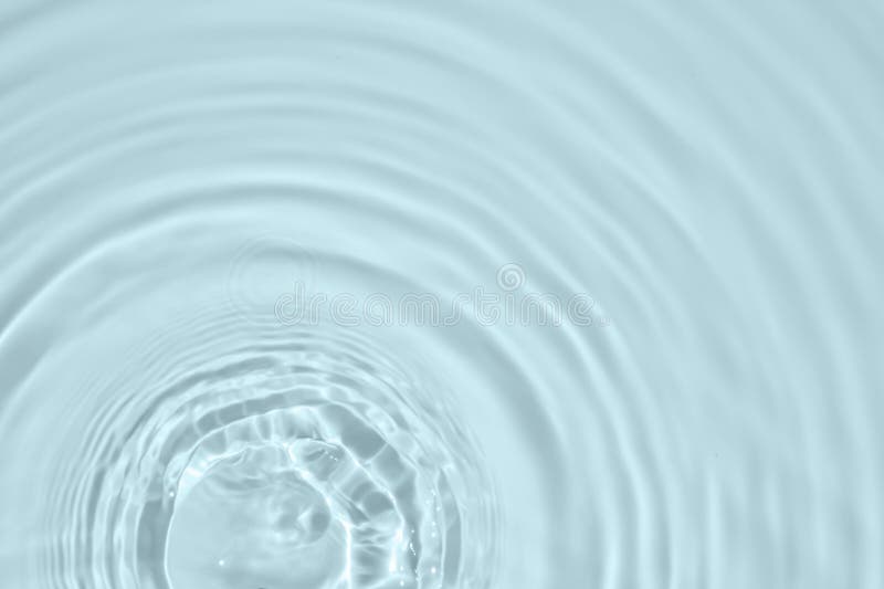 Transparent Water Shadow Surface Texture Natural Ripple on Blue ...