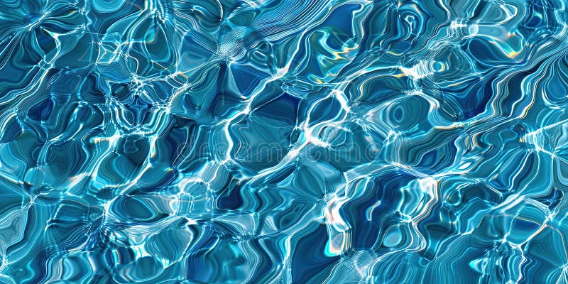 Abstract Transparent Water Shadow Surface Texture Natural Ripple on ...