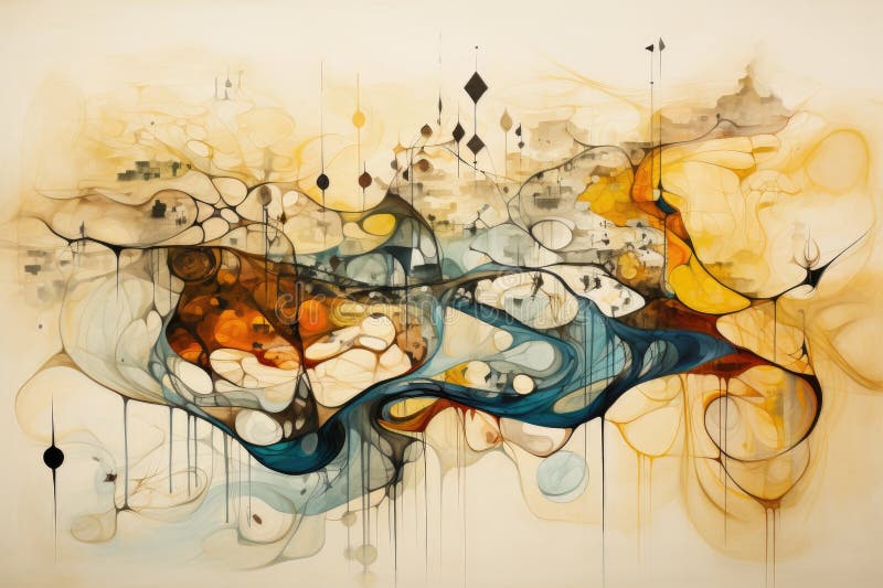 Abstract Treasure Map Abstract Map Background Retro Style Stock Photo ...