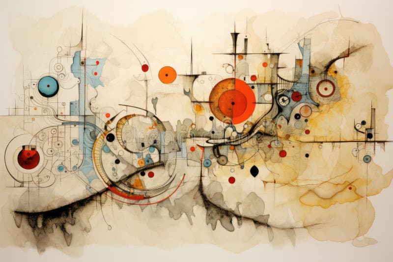 Abstract Treasure Map Abstract Map Background Retro Style Stock Photo ...