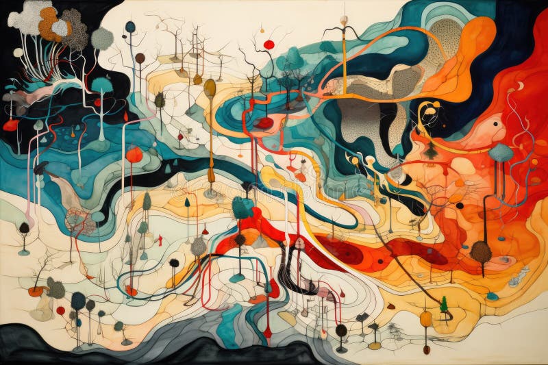 Abstract Treasure Map Abstract Map Background Retro Style Stock Photo ...