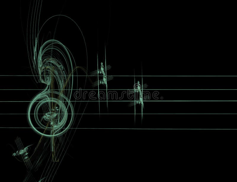 Abstract treble clef stock illustration. Illustration of symbol - 15490797