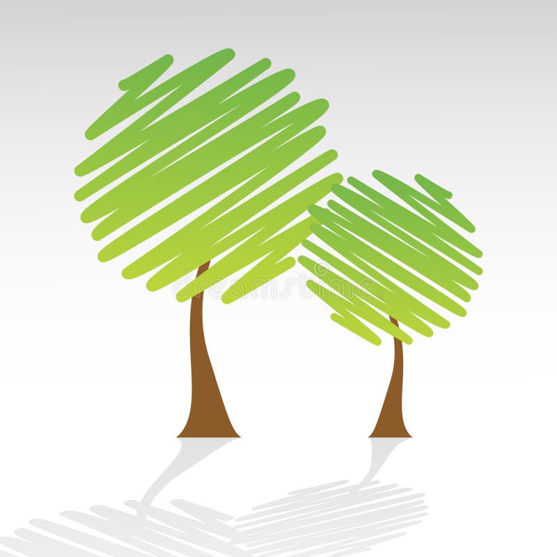 Abstract tree with flowers stock vector. Illustration of floral - 6007934