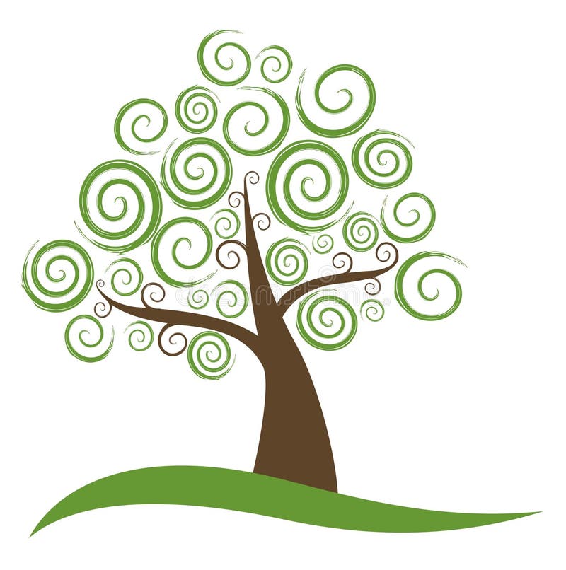 Abstract Tree stock vector. Illustration of abstract - 13664331