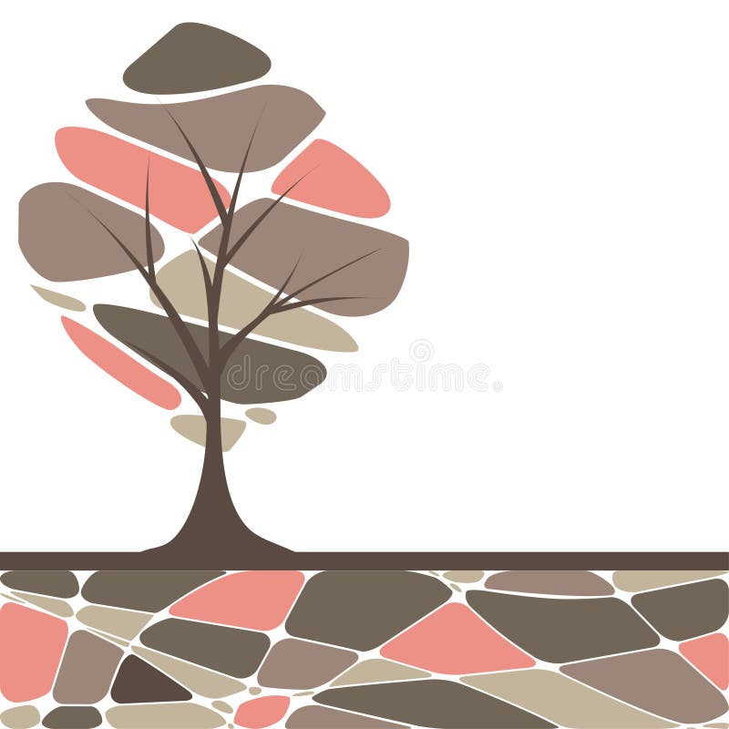 Abstract tree stock vector. Illustration of gardening - 14093408