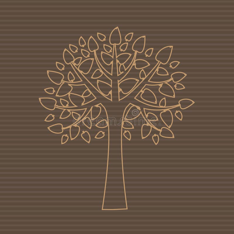 Abstract Tree stock vector. Illustration of decorative - 25017934
