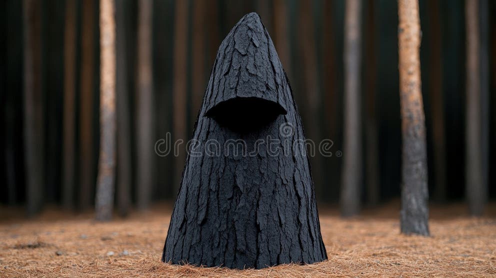 Abstract Tree Figure in a Forest Setting Blending Nature and Mystique ...