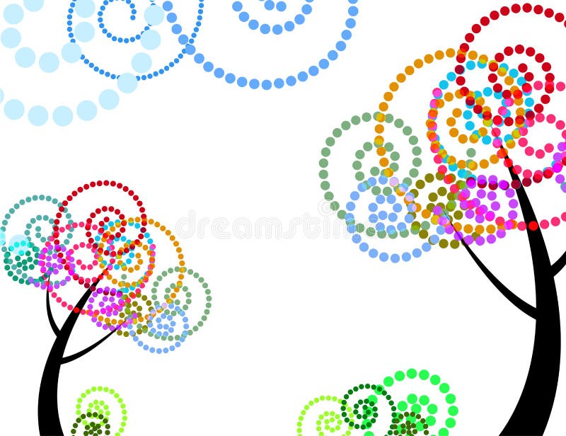 Abstract tree stock illustration. Illustration of decorative - 57198721