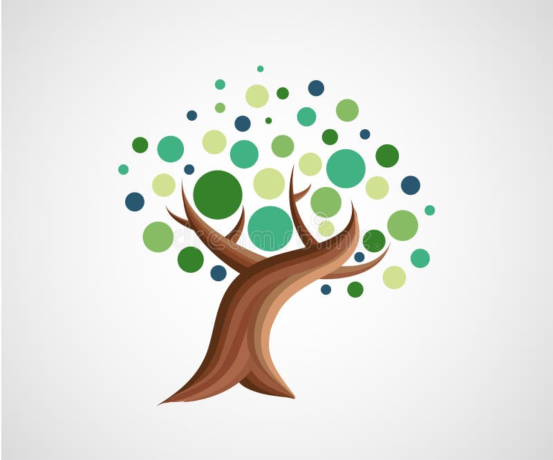 Abstract tree stock illustration. Illustration of spring - 58939917