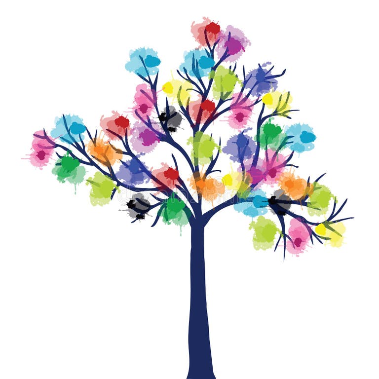 Paint Splat Tree Stock Illustrations – 480 Paint Splat Tree Stock ...