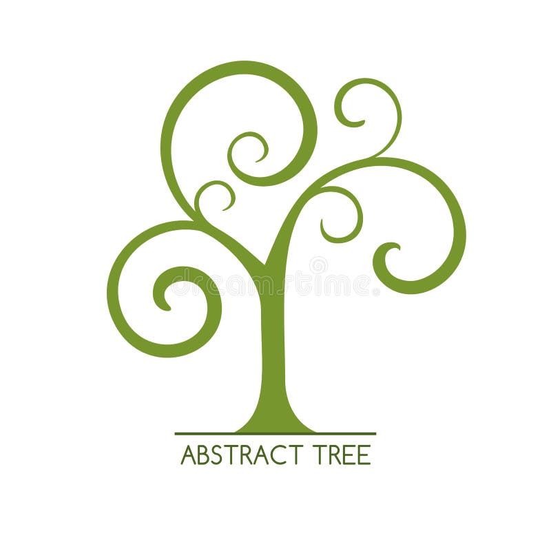 Abstract tree stock vector. Illustration of icon, abstract - 34694522
