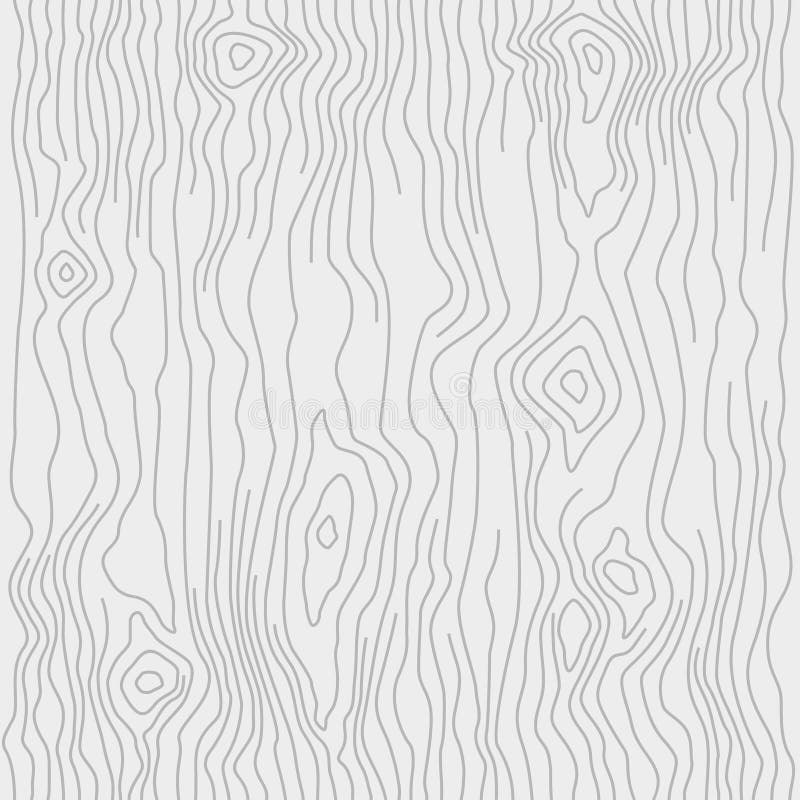 Abstract Tree Texture in Linear Style. Wood White Background. Flat ...