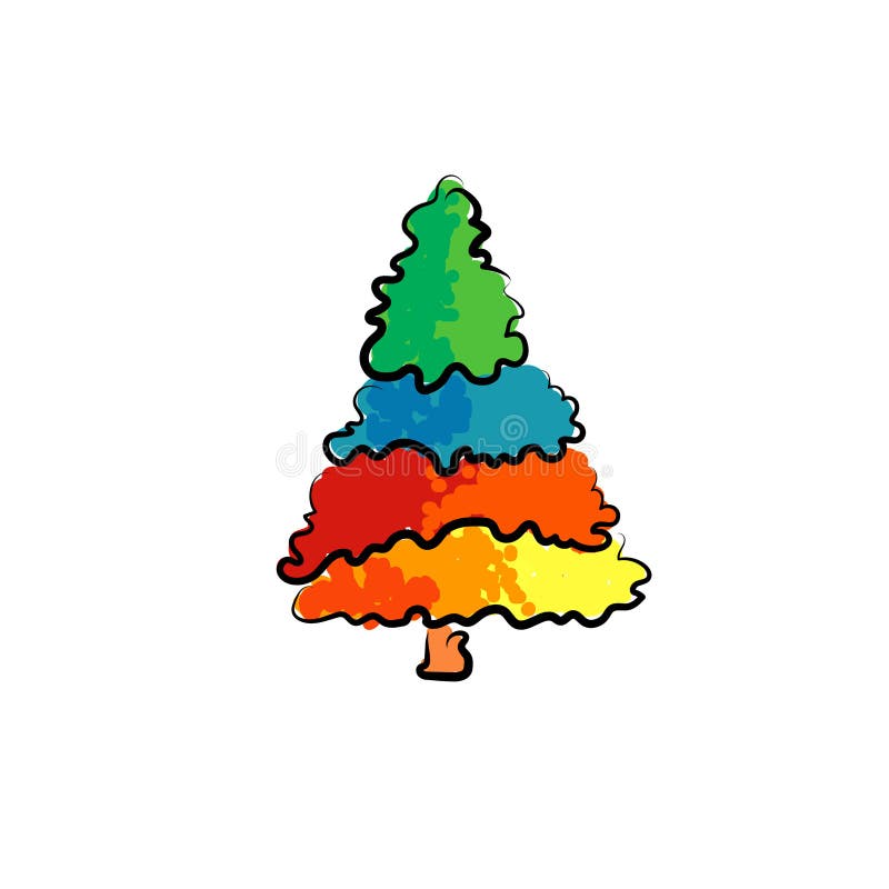 Tree Clipart Vector Illustration Stock Vector - Illustration of ...