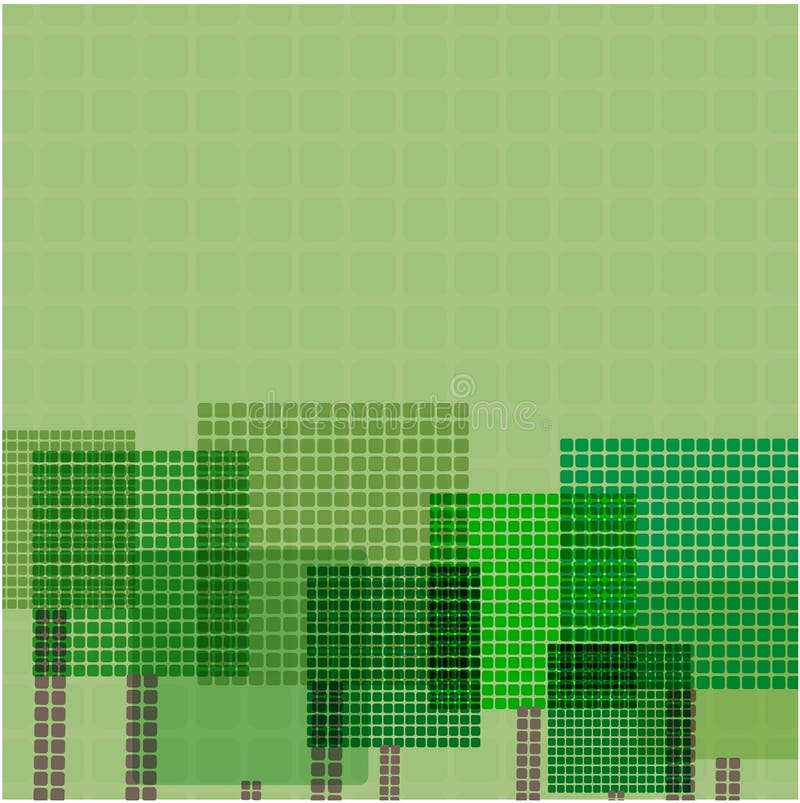 Abstract trees stock vector. Illustration of background - 31065251