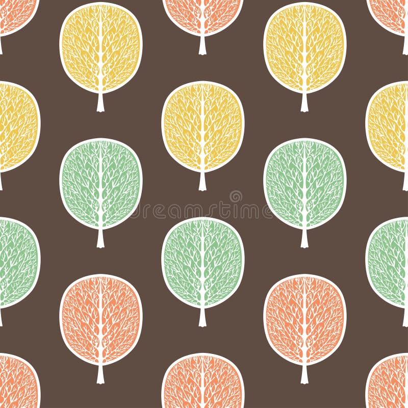 Ornate tree stock vector. Illustration of line, leaf - 48983656