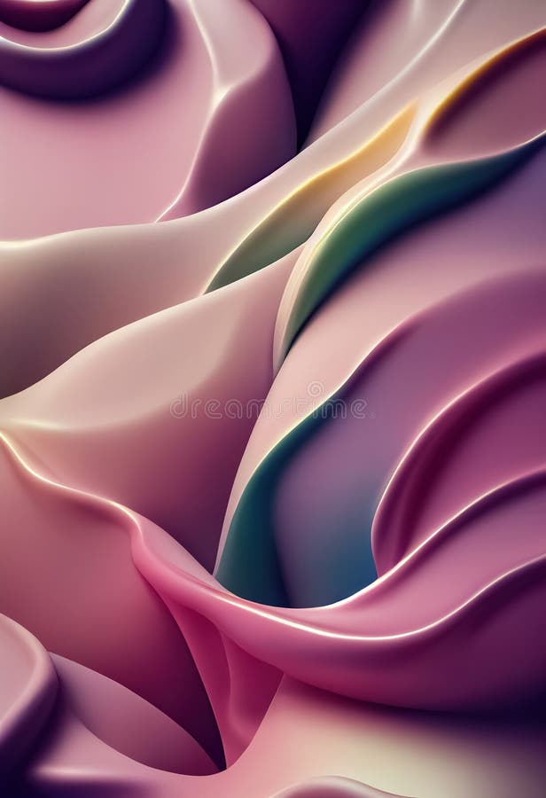 Abstract Trendy Dynamic Thick Acrylic Paints Plastic Liquid Substance ...