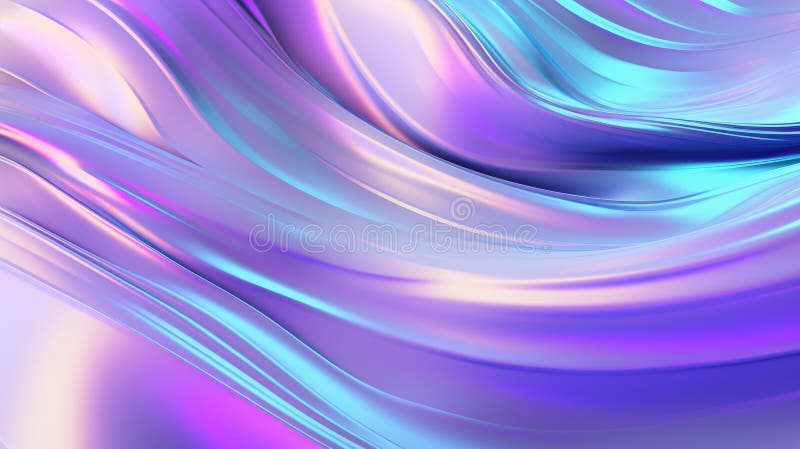 Abstract Trendy Holographic Background. Blurred Rainbow Light ...