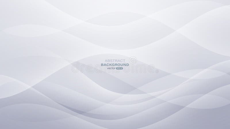 Abstract Trendy White and Gray Gradient Curve Background Stock Vector ...
