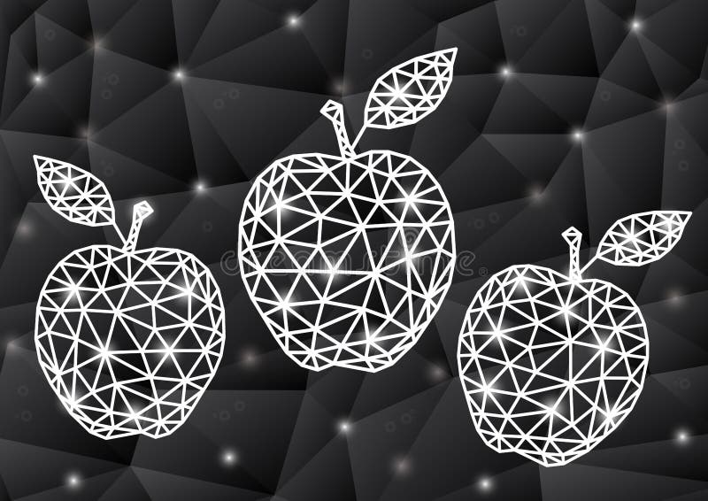 Triangle Apples Stock Illustrations – 120 Triangle Apples Stock ...