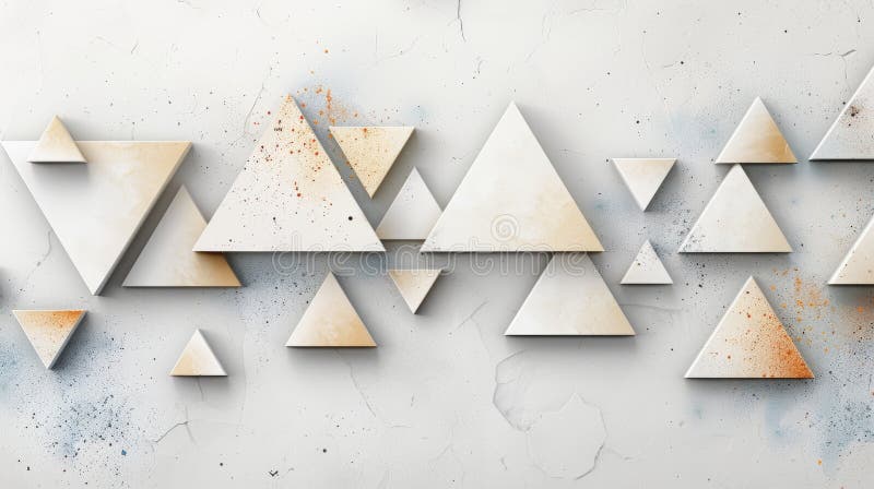 Abstract Triangle Background 3D Triangles Modern Wallpaper Stock ...