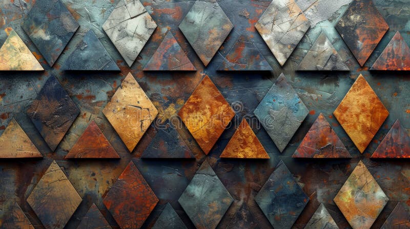 Abstract Triangle Background 3D Triangles Modern Wallpaper Stock ...