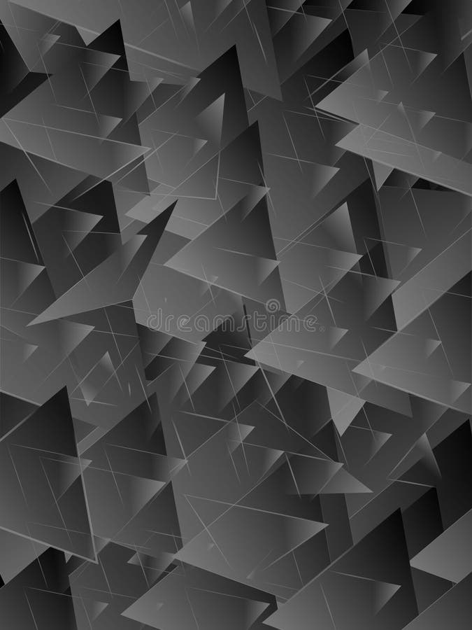 Abstract Triangle Pattern Grey Luxury Background Stock Vector ...