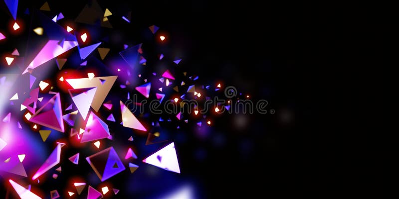 Triangle Technology Tunnel Corridor on Spacecraft Futuristic Space and ...