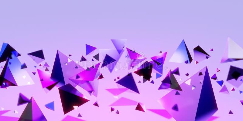 Triangle Technology Tunnel Corridor on Spacecraft Futuristic Space and ...