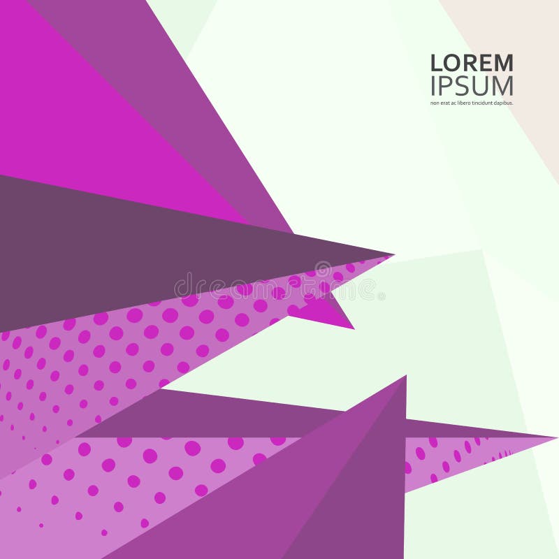 Abstract Triangle Background / Vector Creative Illustration Stock ...
